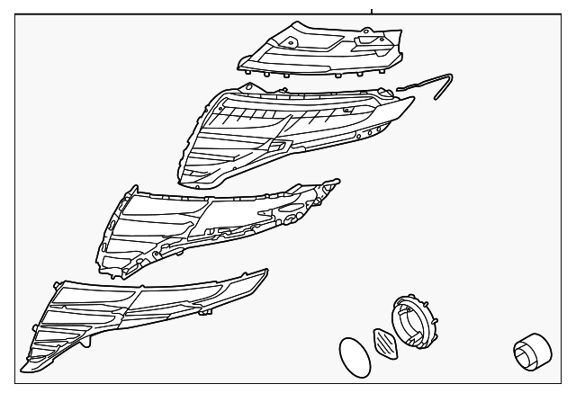 2022 Hyundai Tucson Daytime Run Lamp 92208-N9350 | QuirkParts