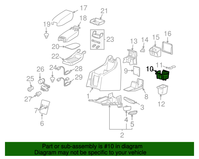 2003-2014 Volvo XC90 Cup Holder 30766139 | OEM Parts Online