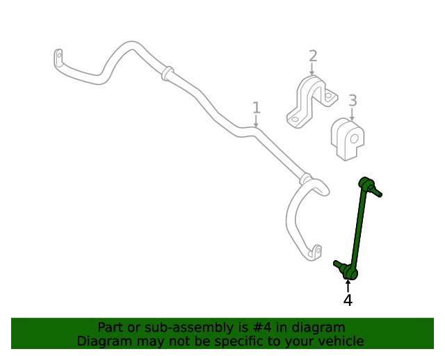 2020-2023 Nissan Kicks Stabilizer Link 54618-9MF0A | OEM Parts Online