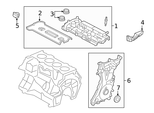 P2GZ-6584-A - Valve Cover Gasket 2023-2025 Ford | Ford Parts Direct