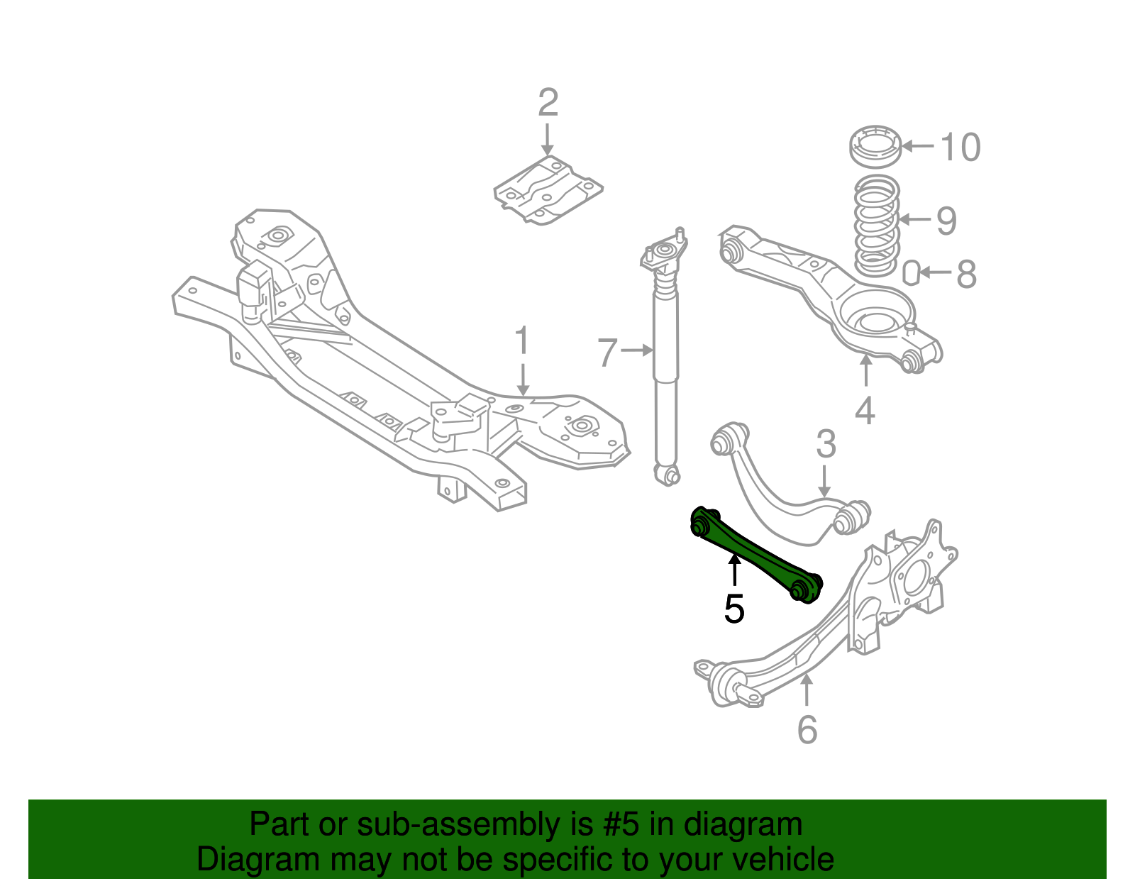 2004-2013 Mazda 3 Lateral Arm BBM2-28-500A | OEM Parts Online