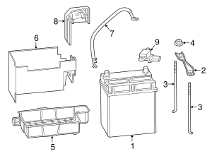 38920-T4P-U01 - Sensor Assembly, Battery (Large) - 2017-2020 Honda ...