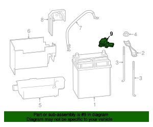 38920-T4P-U01 - Sensor Assembly, Battery (Large) - 2017-2020 Honda ...