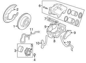 Genuine OEM Stub Axle Lock Nut Part# FRC8700 Fits 1987-1999 Land Rover ...