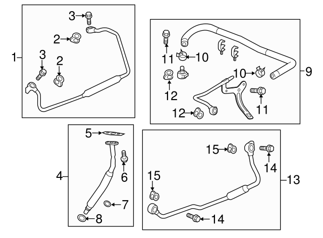 2011-2016 Buick Turbocharger Coolant Return Pipe 12626640 | GetOEMParts.com