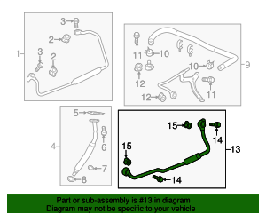 2011-2016 Buick Turbocharger Coolant Return Pipe 12626640 | Karl ...