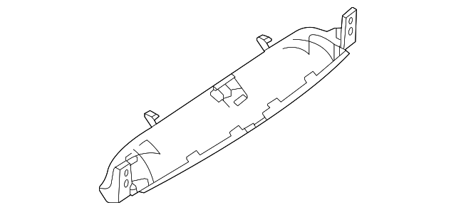 247-793-00-00 - Rear Spoiler Mount 2021-2023 Mercedes-Benz | Mercedes ...