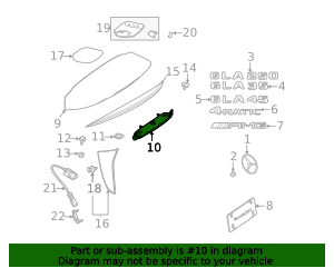 247-793-00-00 - Spoiler Bracket 2021-2023 Mercedes-Benz ...