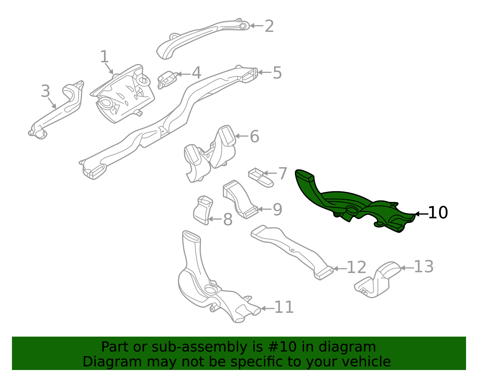 2019-2020 Infiniti QX50 Floor Duct 27832-5NA0A | Faulkner Infiniti of ...