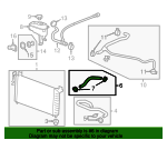 2011-2014 GM Radiator Outlet Hose 22884202 | GMPartsDirect.com