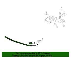 2011-2014 Chevrolet Bright Chrome Hood Front Molding 20963700 GM ...