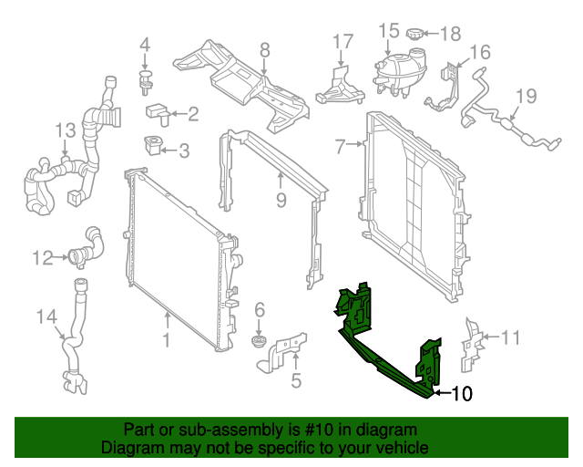 213-505-10-00 - Lower Baffle 2018-2020 Mercedes-Benz E 63 AMG® S ...