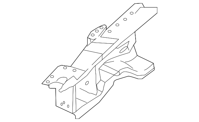 68242523AC - Upper Load Path Beam Left - 2017-2019 Jeep Compass | Mopar ...