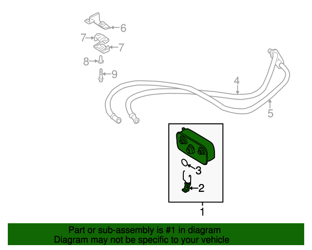 17227505826 - 1999-2006 BMW Oil Cooler (17-22-7-505-826) | BMW of South ...