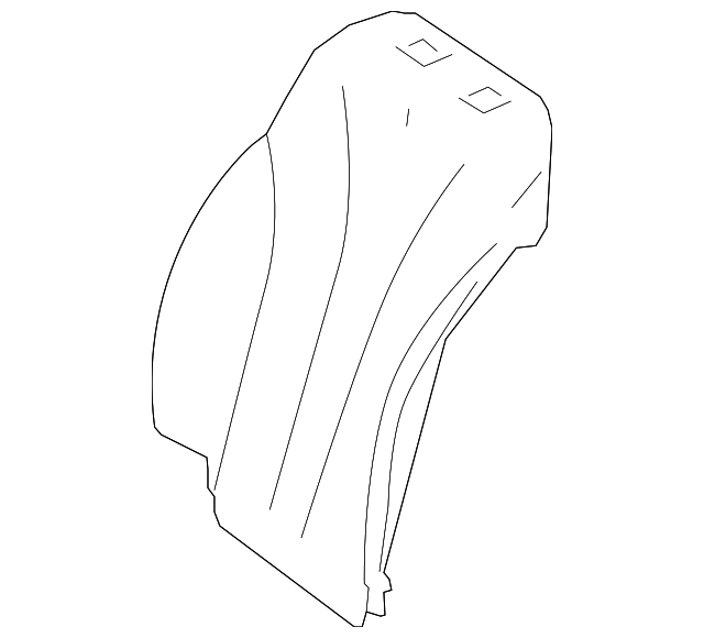222-910-18-00 - Seat Back Pad 2014-2020 Mercedes-Benz | Mercedes-Benz ...