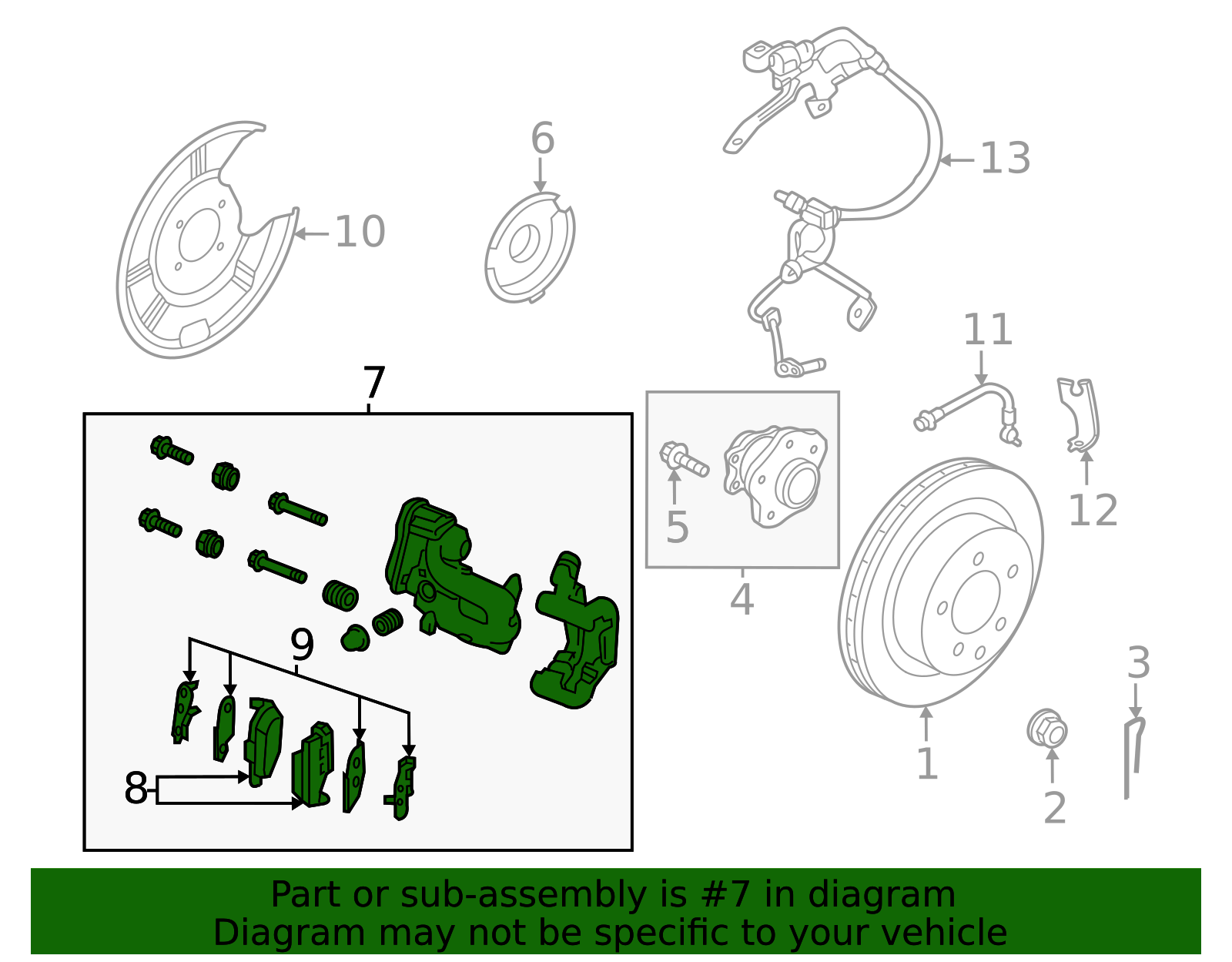 2025 Nissan Rogue Disc Brake Kit D4010-6RA4C | OEM Parts Online