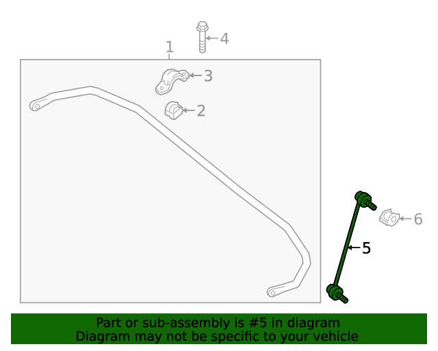 54618-5NA0A (546185na0a) - 2019-2020 Infiniti QX50 Stabilizer Link ...