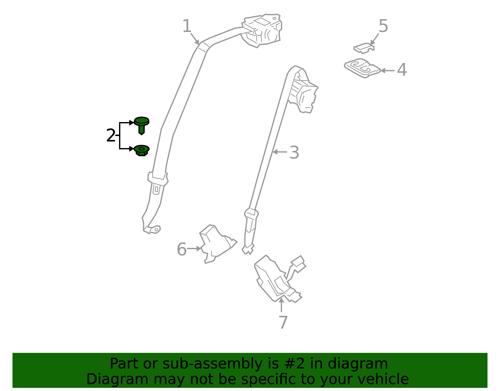 73219-33010 - Outer Belt Assembly Stopper - 2019-2020 Lexus | My L Parts