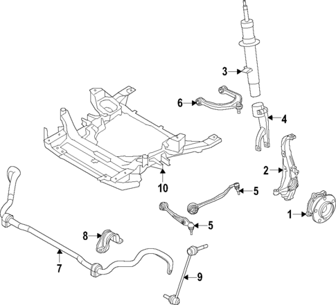 Front Suspension for 2020 BMW X7 | BMWPartsHub