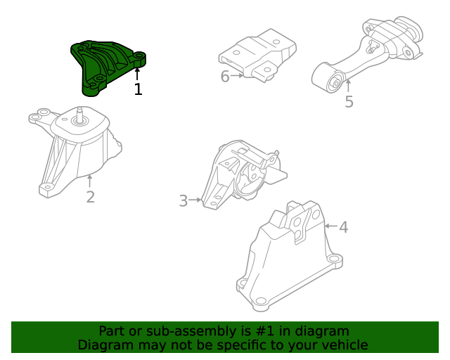 2021-2023 Hyundai Engine Mount Bracket 21825-P4100 | OEM Parts Online