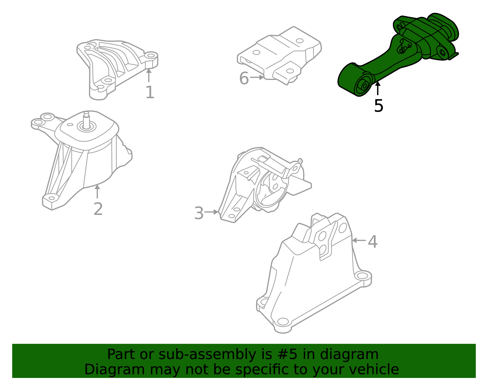 2021-2025 Hyundai Santa Fe Engine Torque Strut 21950-S1200 | OEM Parts ...