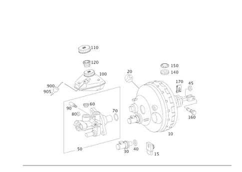 Brake Booster for 2011 Mercedes-Benz CL65 AMG | Mercedes-Benz USA Parts