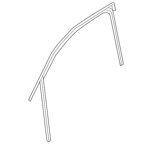 2017-2020 Audi Run Channel 8W5-839-432-D | OEM Parts Online