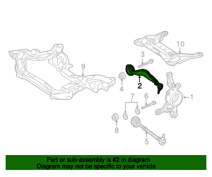 218-330-14-01 - Suspension Control Arm 2014-2015 Mercedes-Benz ...