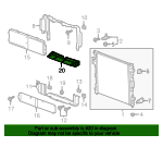 2018-2021 Chevrolet Traverse Radiator Air Baffle 84210343 ...