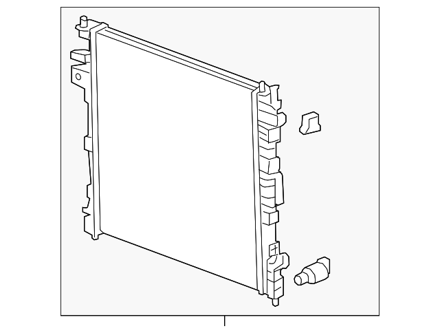 2018-2020 GM Radiator 84569929 | TascaParts.com