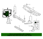 6400D586 - Air Guide 2014-2020 Mitsubishi Outlander | Mitsubishi Direct ...