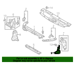 6400F047 - Air Guide 2014-2020 Mitsubishi Outlander | Mitsubishi Direct ...