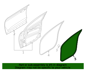 82110-CW000 - Door Seal 2022-2024 Hyundai | AutoNation Parts