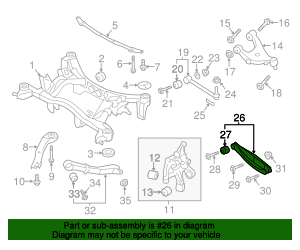 2017-2021 Subaru Lower Control Arm 20250FL040 | TascaParts.com