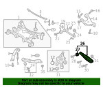 2017-2021 Subaru Lower Control Arm 20250FL040 | Subaru Parts Store