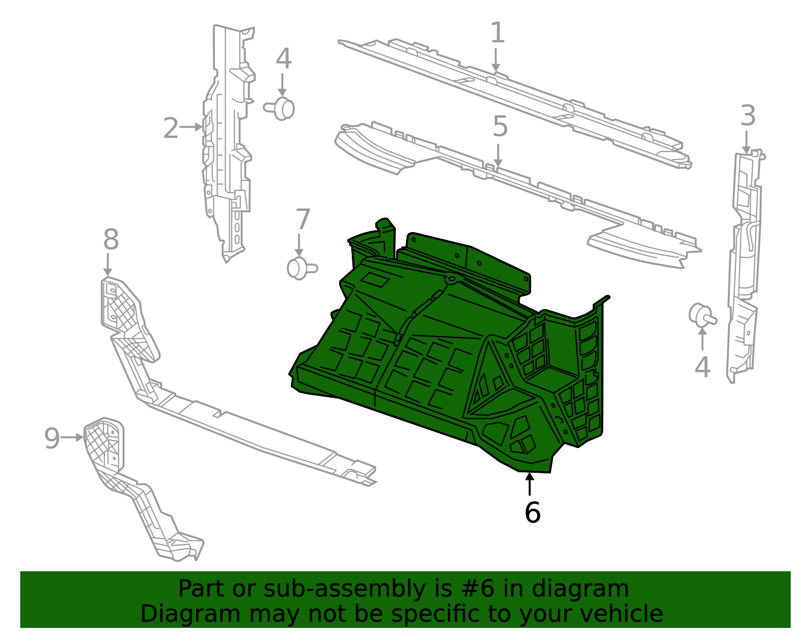 85145154 - Baffle 2022-2025 Chevrolet | Big 3 Auto Parts