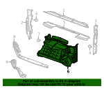 2019-2022 Chevrolet Radiator Air Front Lower Baffle 84714864 GM ...