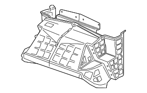 2019-2022 Chevrolet Radiator Air Front Lower Baffle 84714864 GM ...