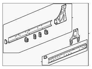 2021-2025 GM (Replaces 84972409) Rocker Panel Assembly 85554773 GM ...