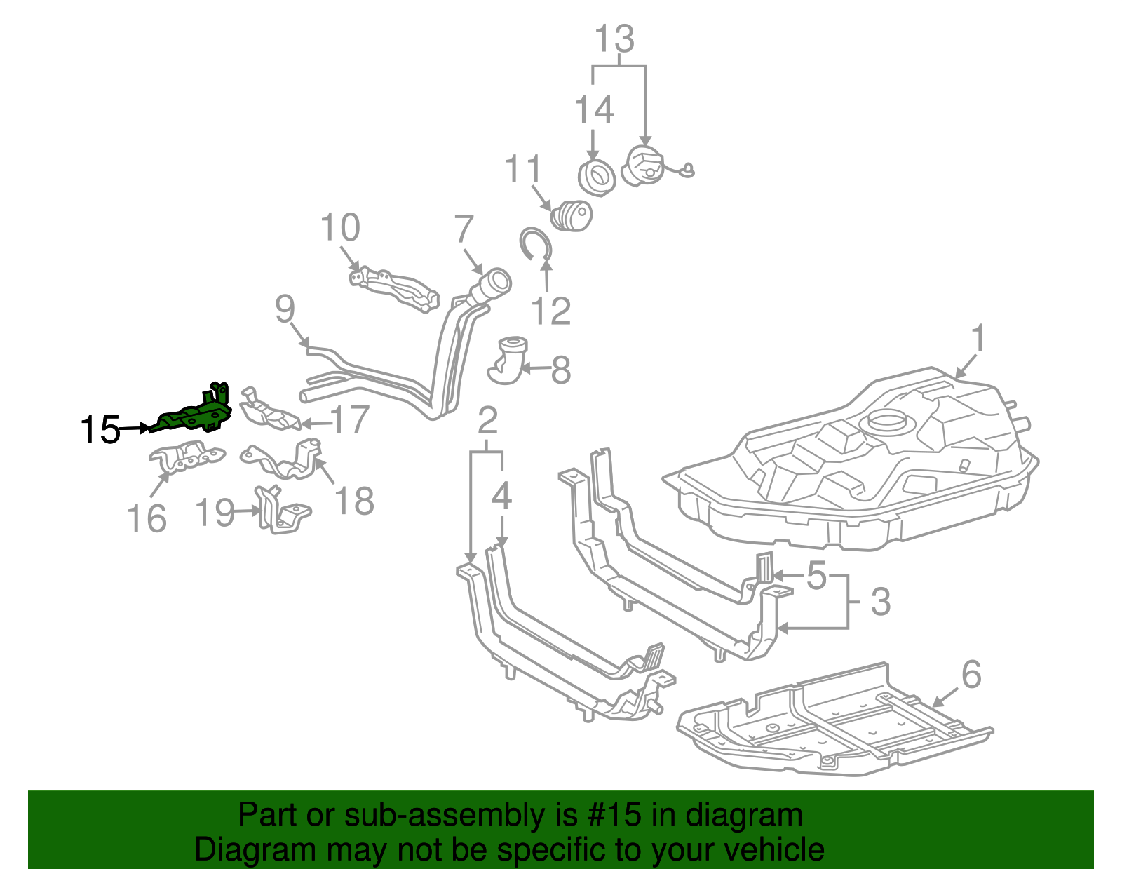 2004-2013 Toyota Highlander Fuel Filler Neck Bracket 77272-48020 ...