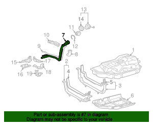 2008-2013 Toyota Fuel Filler Neck 77201-0E050 | AutoNationParts.com