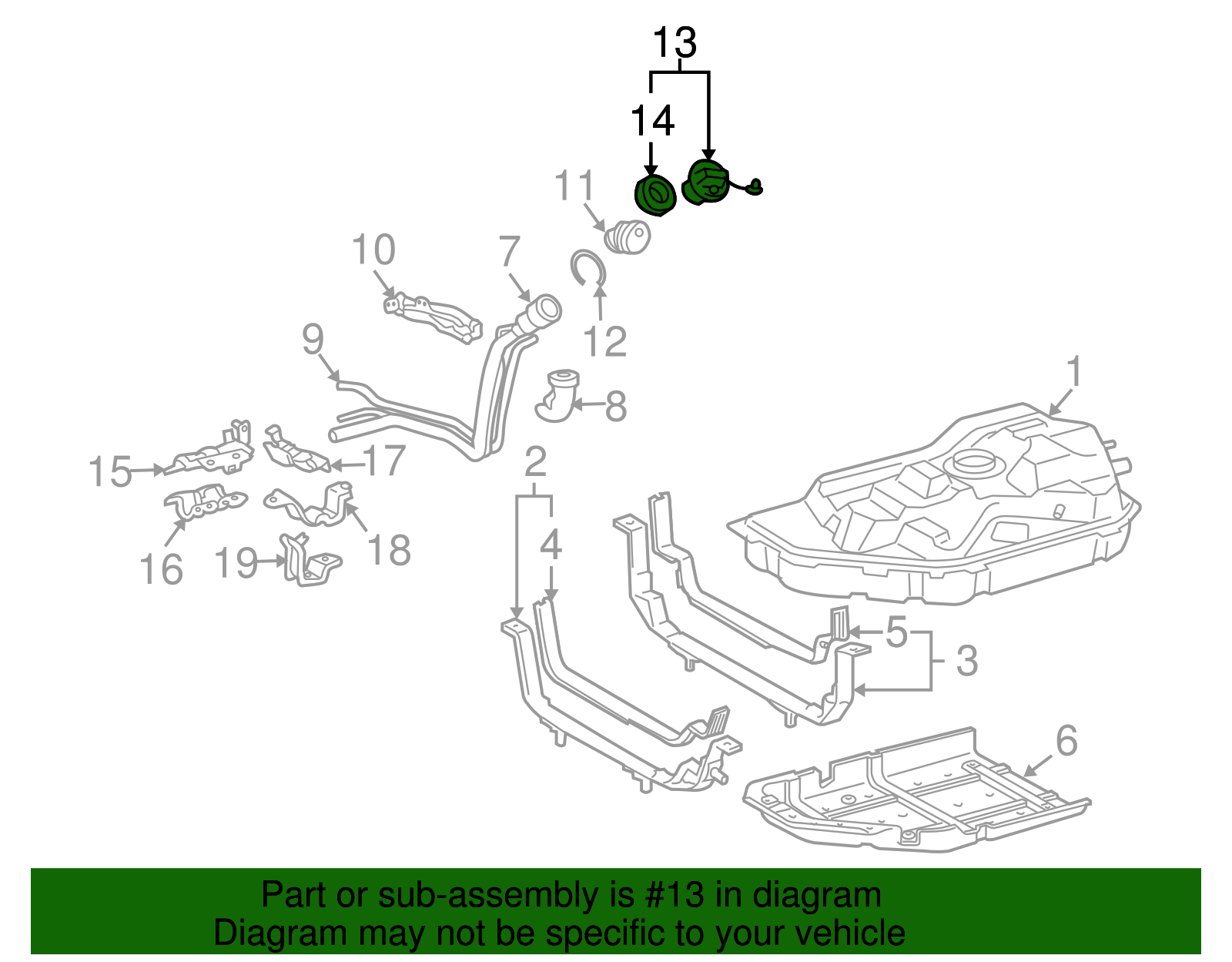 2006-2013 Toyota Highlander 2006-2013 Toyota Highlander - Fuel Tank Cap ...