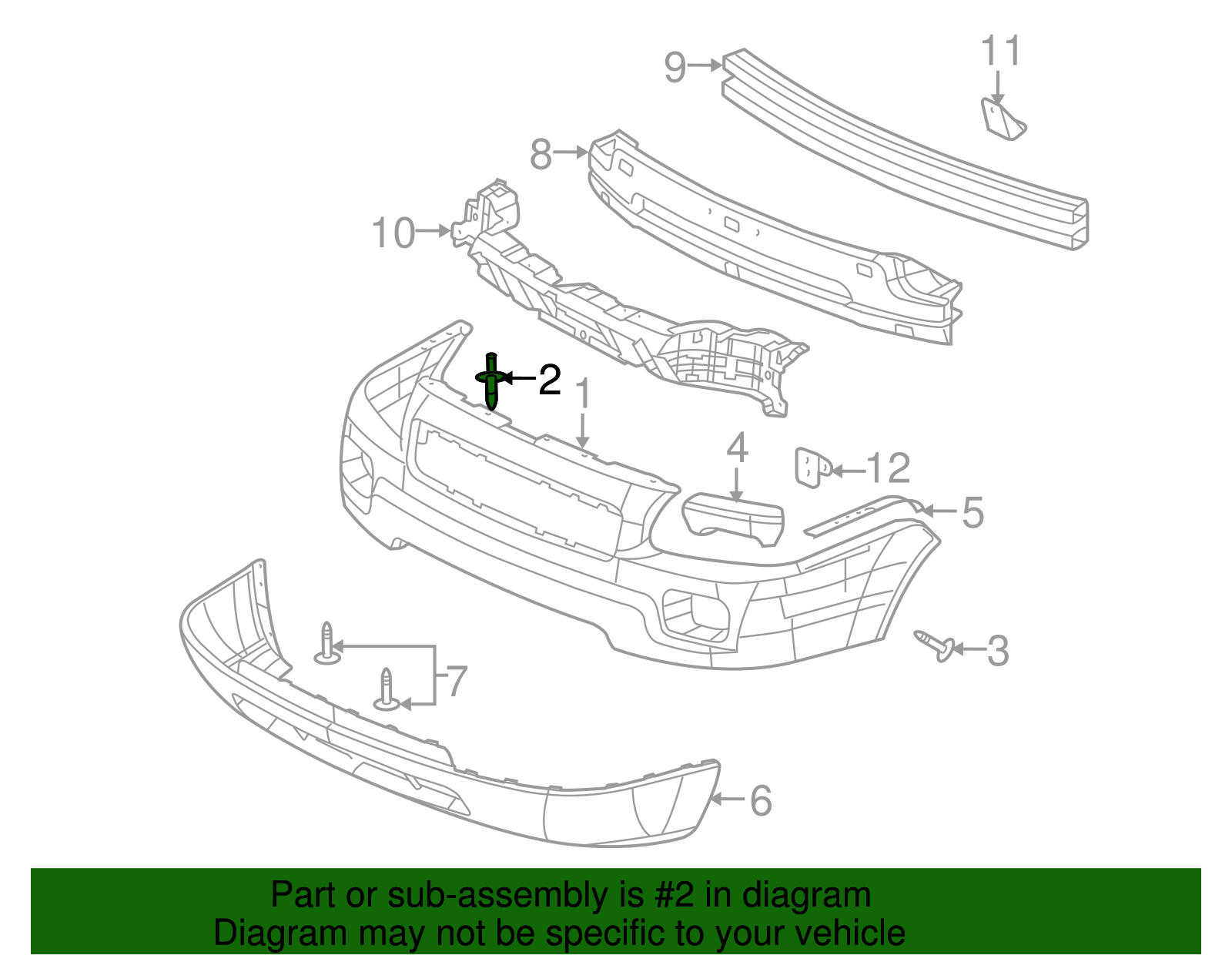 11519444 - Multi-Purpose Push-In Retainer 1986-2016 GM | GMPartsNow