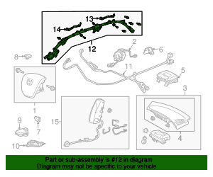 78870-TA5-A90 - Module Assembly, R Side Curtain Airbag 2008-2010 Honda ...