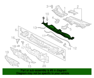 55701-21020 - High-Quality Cowl Plenum Panel for 2011-2016 Scion tC ...