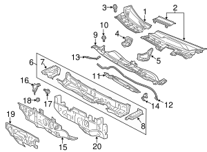 55738-21010 - Seal Heater Air Duct S - 2011-2016 Scion tC | OEM Parts Quick