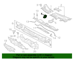 55738-21010 - Seal Heater Air Duct S - 2011-2016 Scion tC | OEM Parts Quick