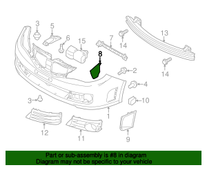57780FG000 - Insulator 2008-2014 Subaru Impreza | Subaru Direct Wholesale