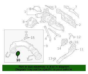 000-997-68-07-64 - Intake Tube Seal 2019-2023 Mercedes-Benz | Mercedes ...