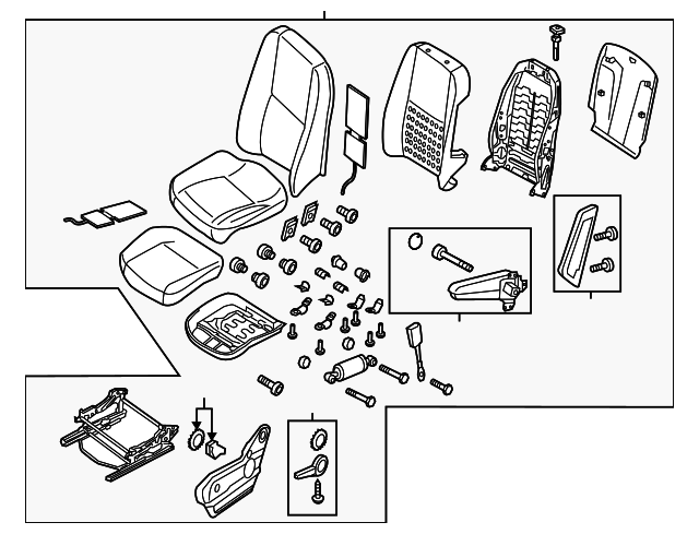 000-910-88-09-9J86 - Seat Assembly 2014-2018 Mercedes-Benz | Mercedes ...